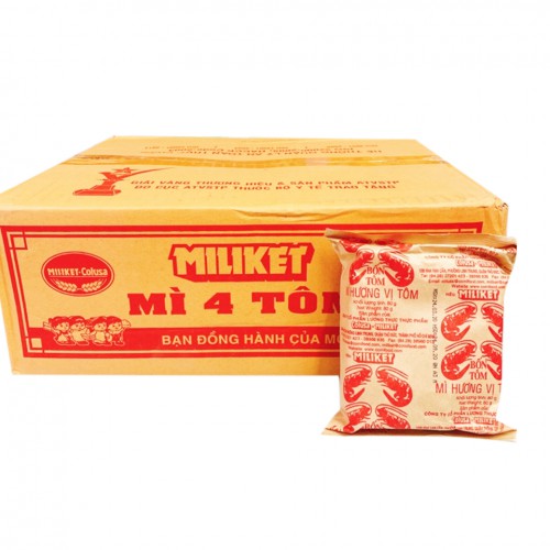Mì miliket tôm chua cay 30 gói/thùng - Minh Cầu Mart - Siêu thị trong ...